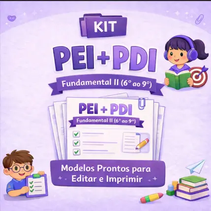Kit PEI e PDI - 6° AO 9° | Clickpedagogia